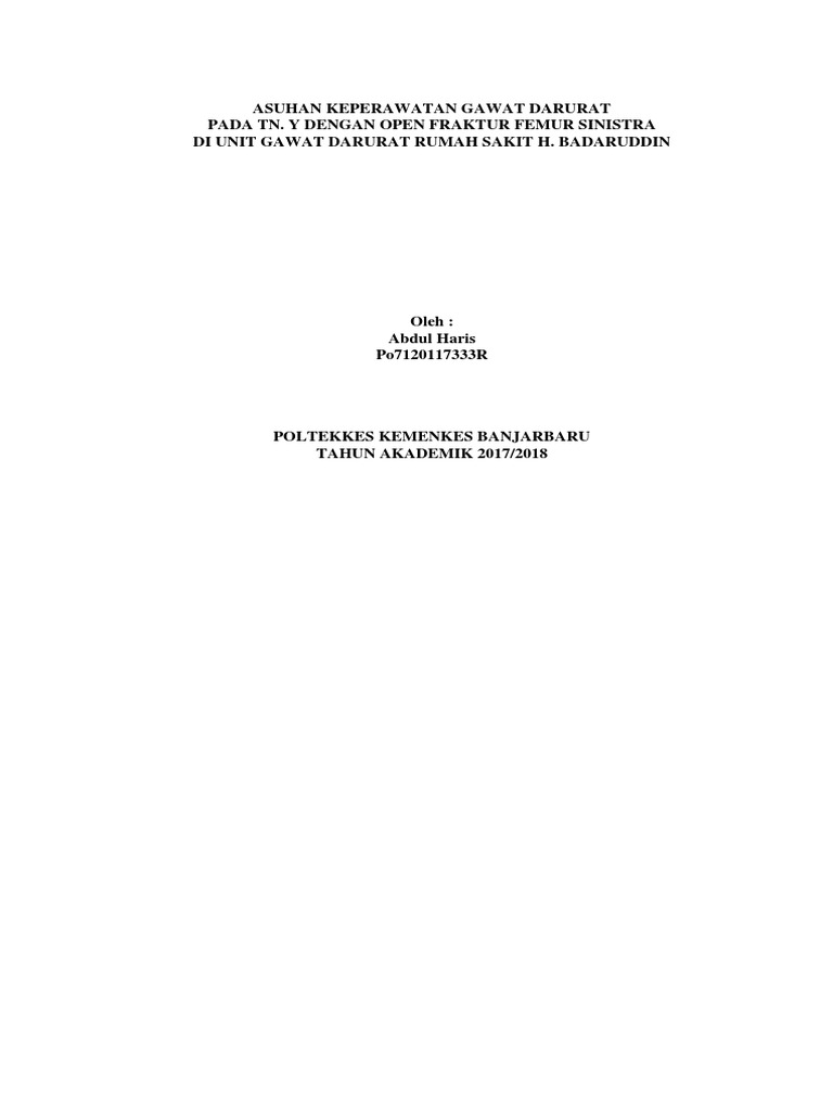 Open Fraktur | PDF