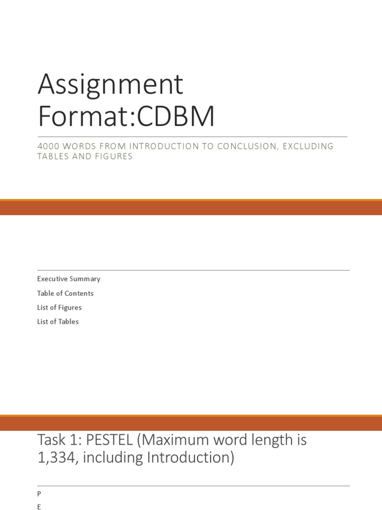 Assignment Format CDBM 20th June 2018 | PDF