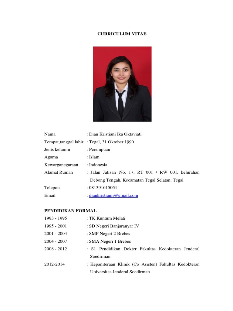 CV Dian KIO | PDF