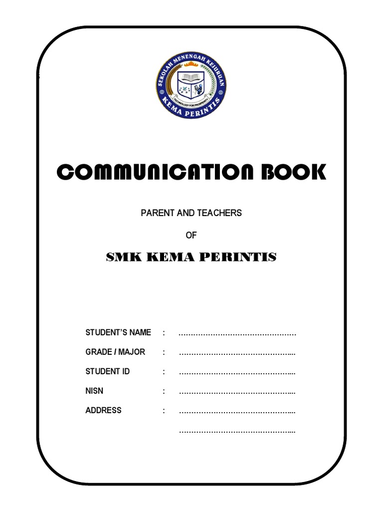Communication Book: SMK Kema Perintis | PDF