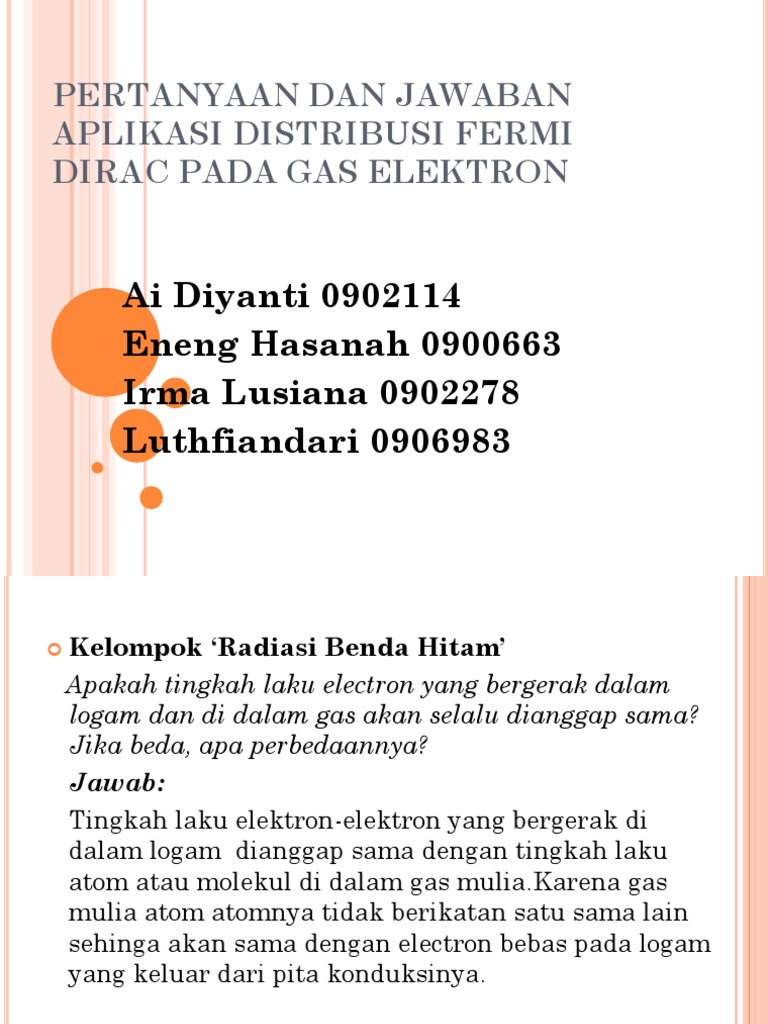 Aplikasi FD Pada Gas Elektron | PDF | Metode & Bahan Ajar | Sains ...