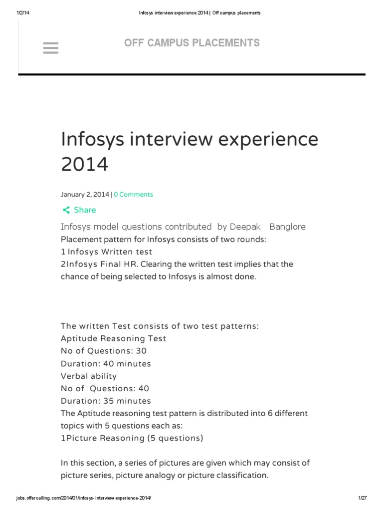 Infosys Interview | Download Free PDF | Smuggling | Motivation
