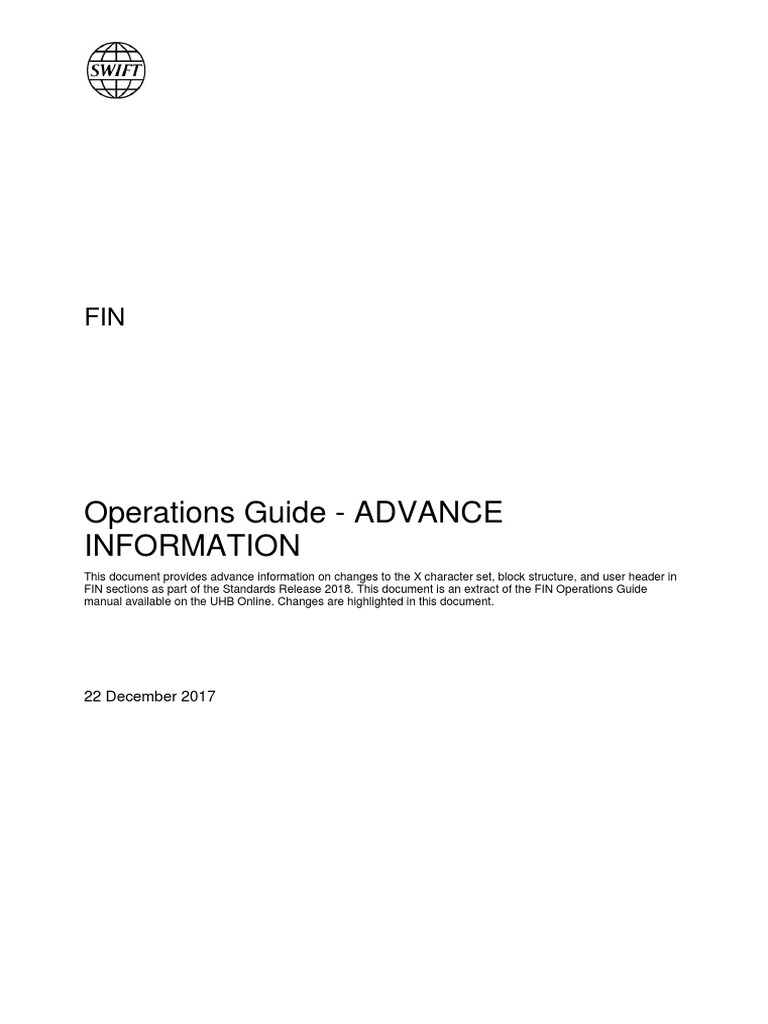 Fin Ops Guide 20171222 Advance Info v1 0 | PDF | Ebcdic | Character ...