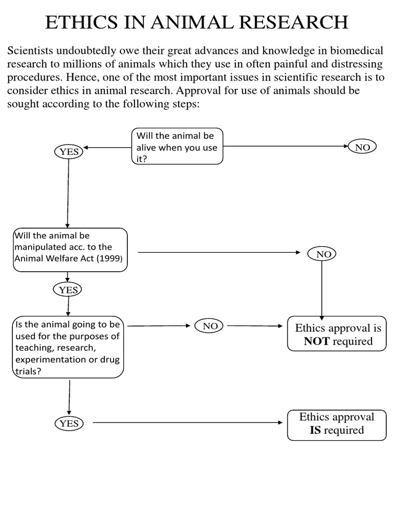 Ethics in Animal Research | PDF