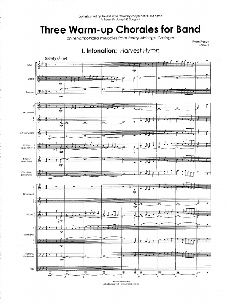 Concert Band Warmups PDF | PDF