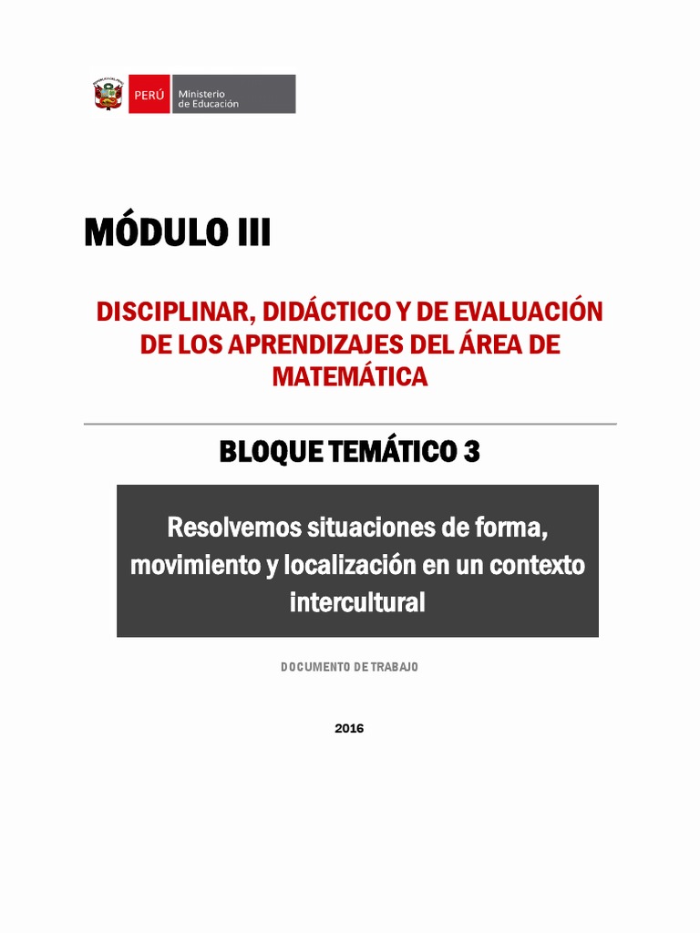 Matemática 3 CAPACIDADES | PDF | Geometría | Enseñanza de matemática