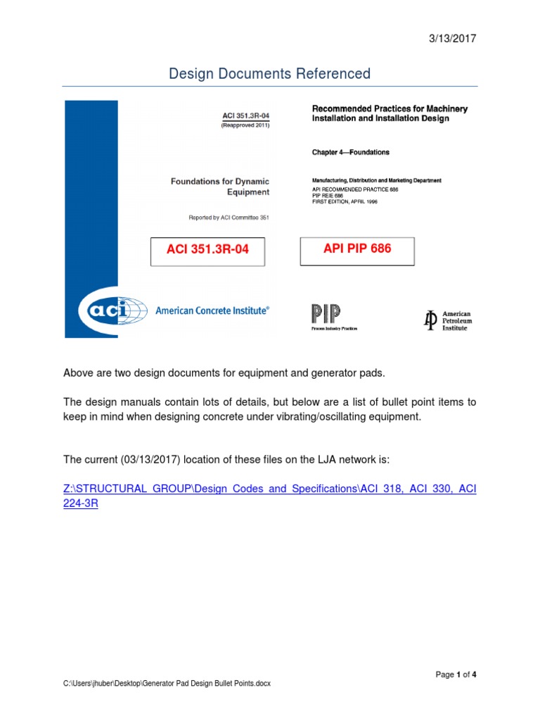 Generator Pad Design Guidelines | PDF | Computing | Software