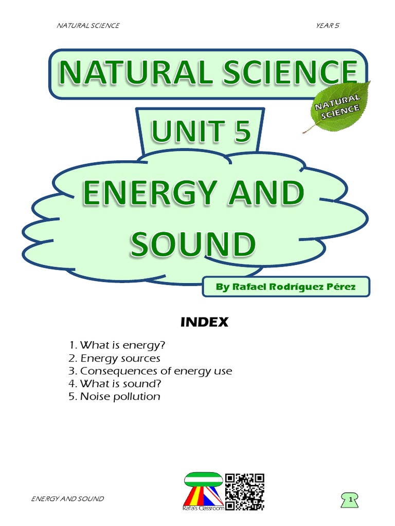 Student's Booklet - Energy and Sound | PDF | Sound | Fuels