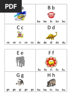 Alphabet and Syllable Lists | PDF