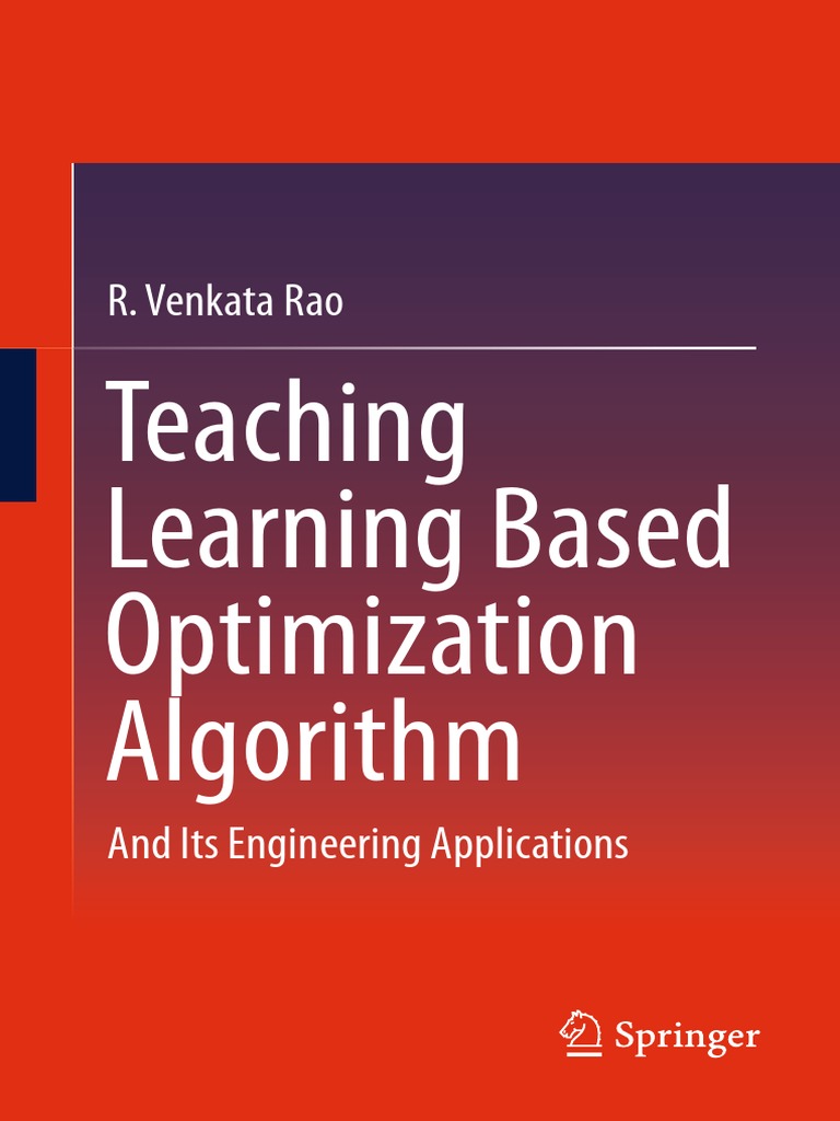 (R. Venkata Rao (Auth.) ) Teaching Learning Based O PDF | PDF | Metaheuristic | Mathematical ...