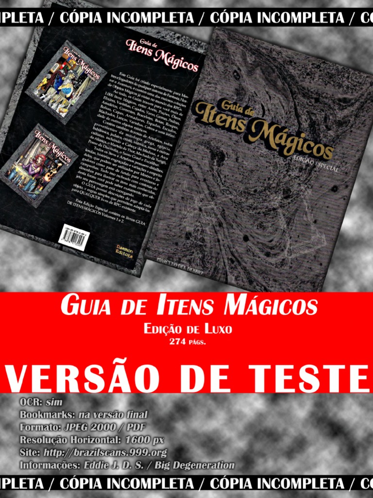 (Sistema Daemon) Guia de Itens Mgicos - Edio de Luxo (Edio 1 Pgs 91 de ...