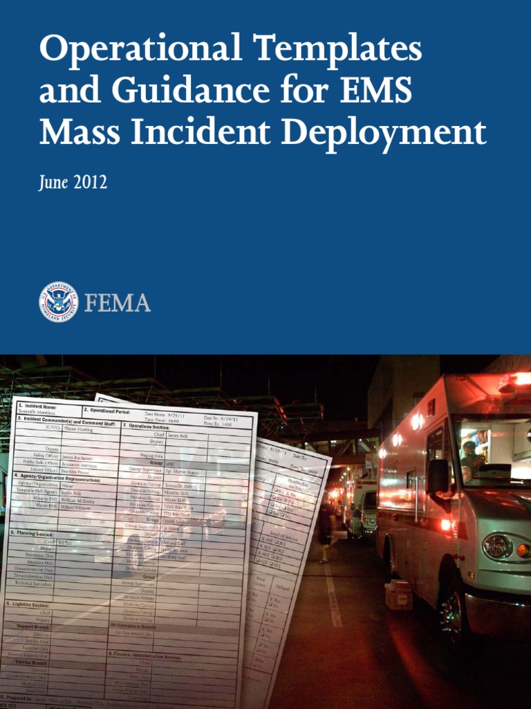 Templates Guidance Ems Mass Incident Deployment | PDF | Incident ...