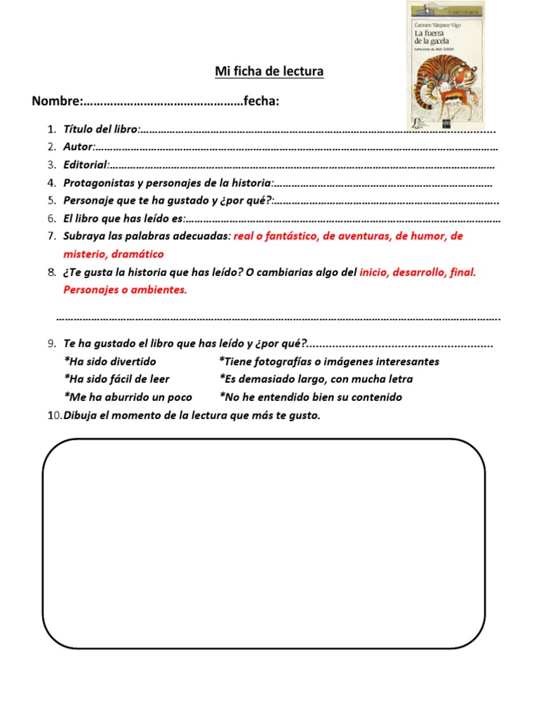 Mi Ficha de Lectura | PDF