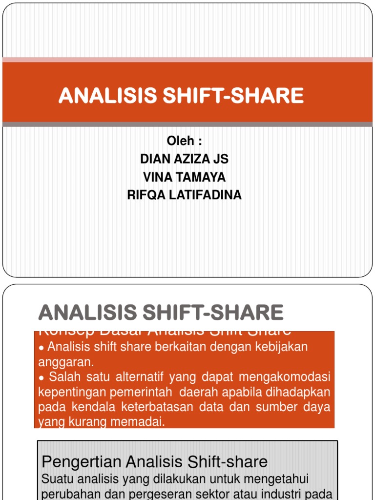 Analisis Shift Share | PDF