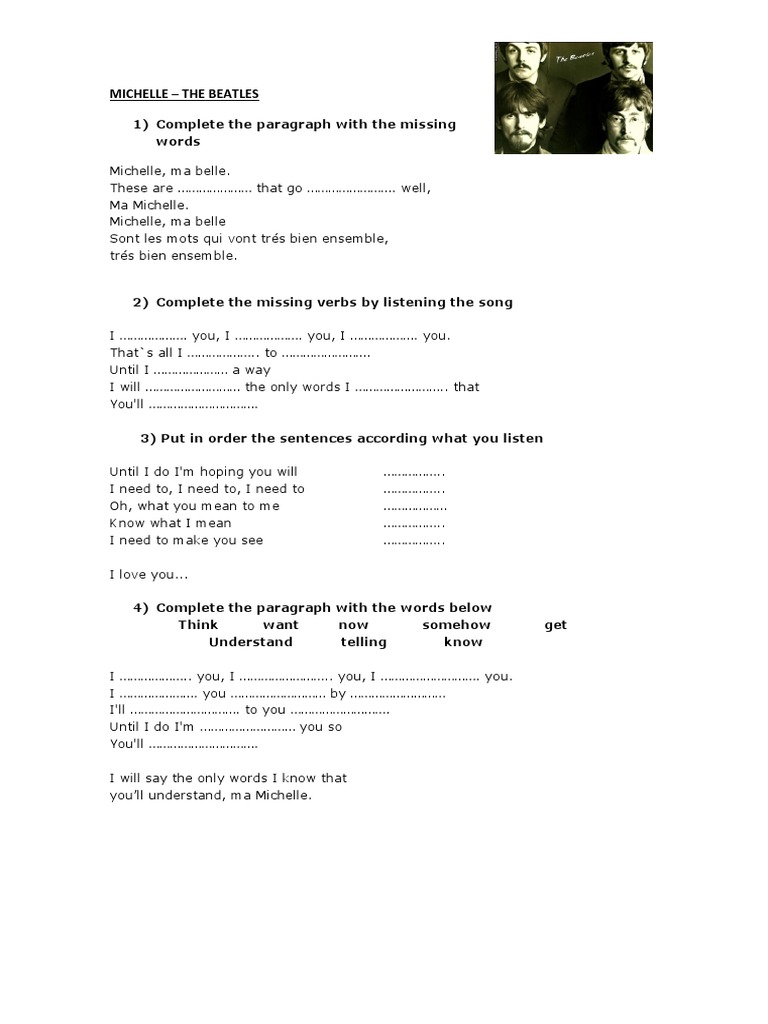 The Beatles Michelle | PDF