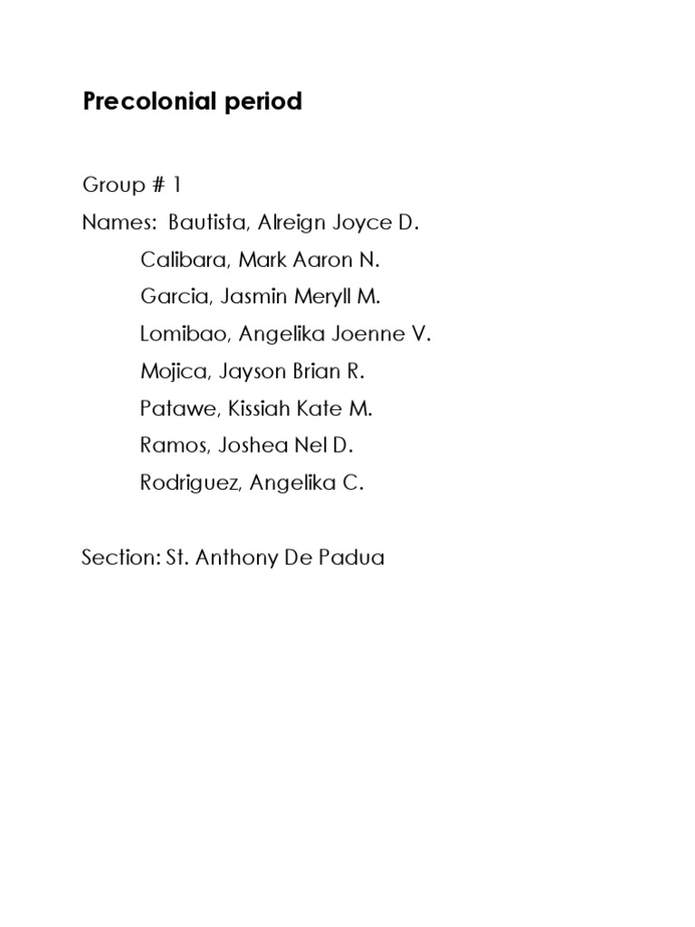 Pre Colonial | PDF | Riddle | Oral Tradition