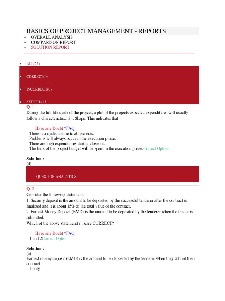 Basics of Project Management | PDF | Net Present Value | Risk Management