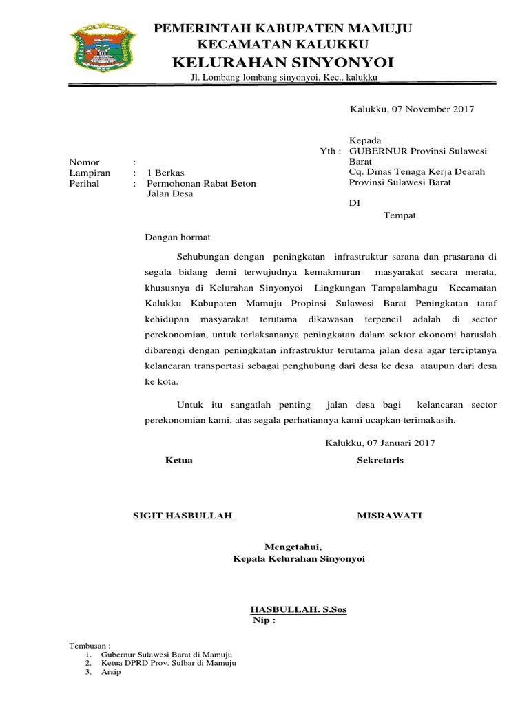 Proposal Rabat Beton | PDF