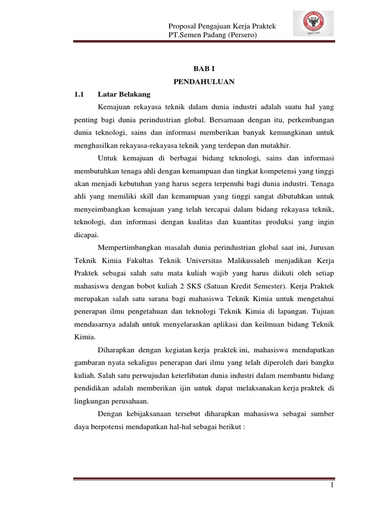Isi Proposal | PDF