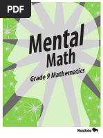Grade 7 Math Practice Test | PDF | Multiple Choice | Area