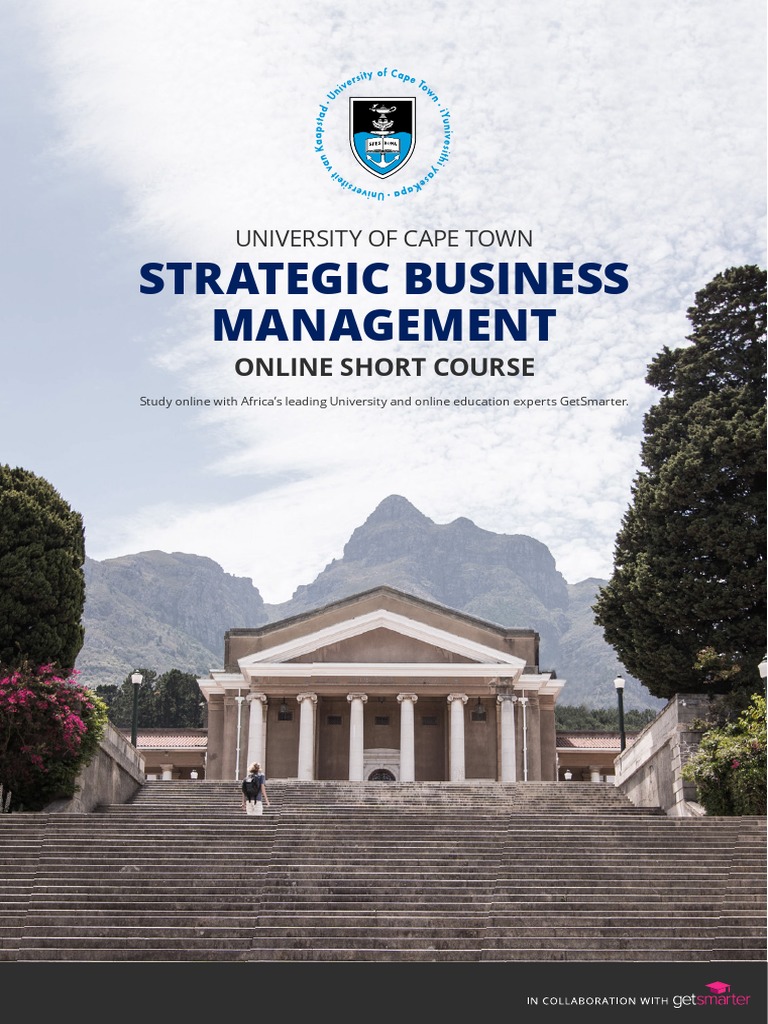 UCT Strategic Business Management Course | PDF | Strategic Management ...
