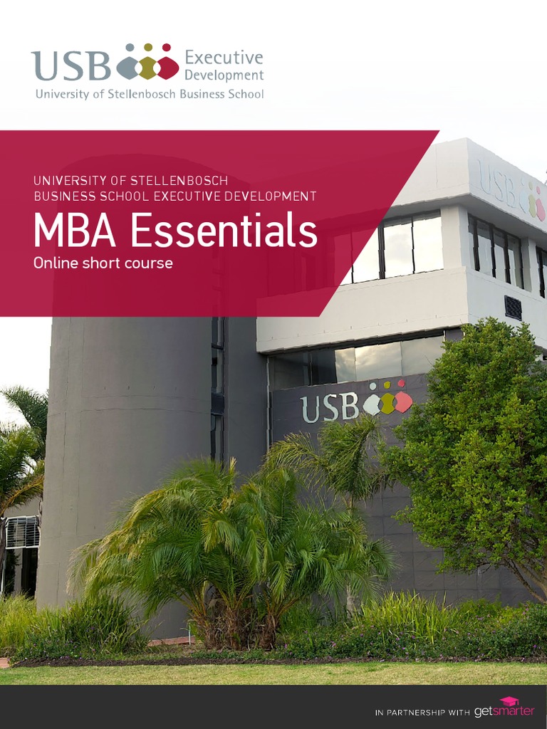 Usb Executive Development Mba Essentials Course Prospectus | PDF ...