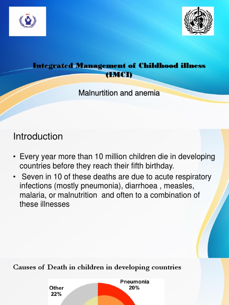 Malnutritiom and Anemia Imci | PDF | Malnutrition | Medical Specialties
