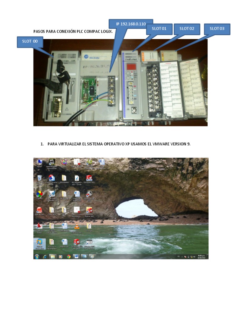 Conexión PLC Compact Logix L32e | PDF | V Mware | Controlador de ...