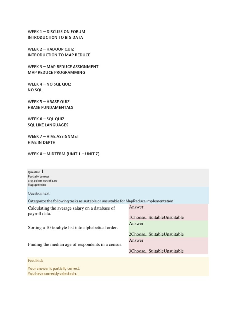 Big Data and NoSQL Course Overview | PDF | Map Reduce | No Sql
