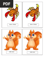 Animales en Xinca | PDF