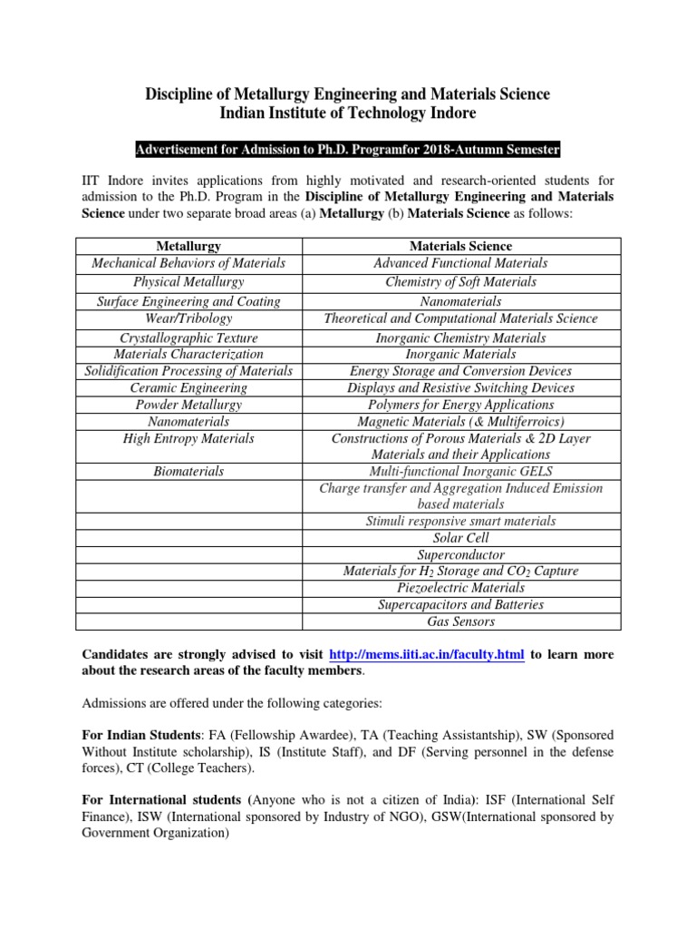 Advertisement From MEMS | PDF | Materials Science | Academic Degree