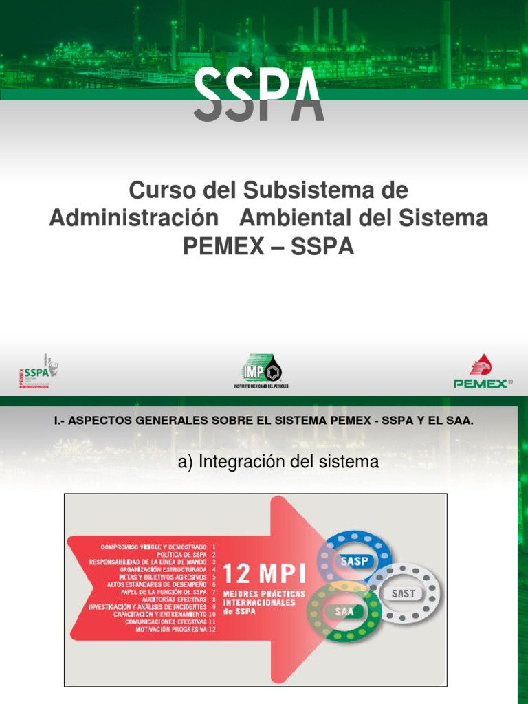 Mejores Prácticas del SSPA en PEMEX | PDF | Planificación | Evaluación