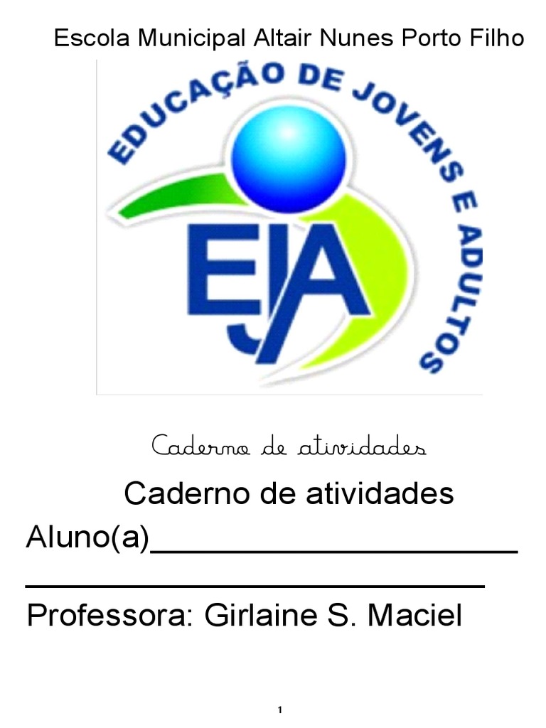 Apostila de Atividades para EJA | PDF