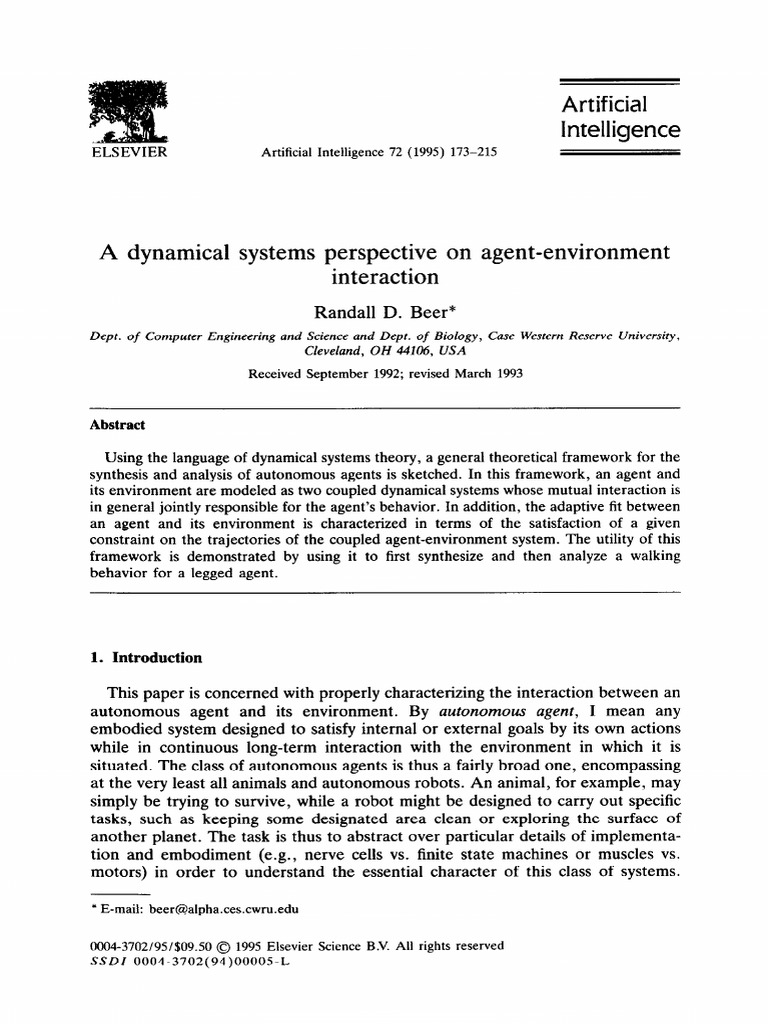 A Dynamical Systems Perspective On Interaction | PDF | Attractor | Dynamical System