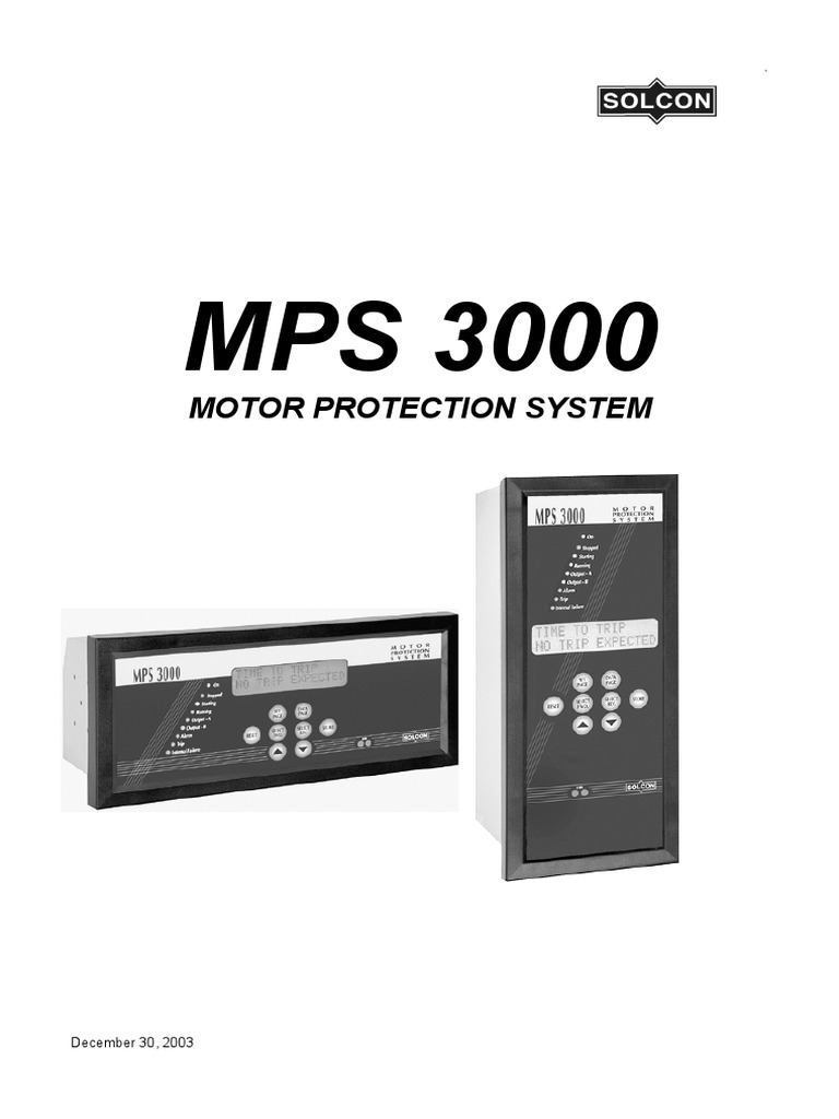 03 MPS3000 | PDF | Relay | Power Supply