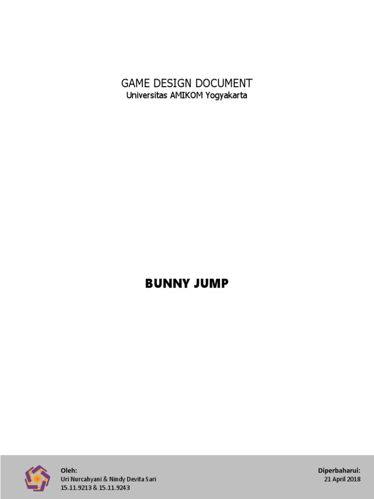 GDD Template Amikom | PDF GDD Template Amikom | PDF