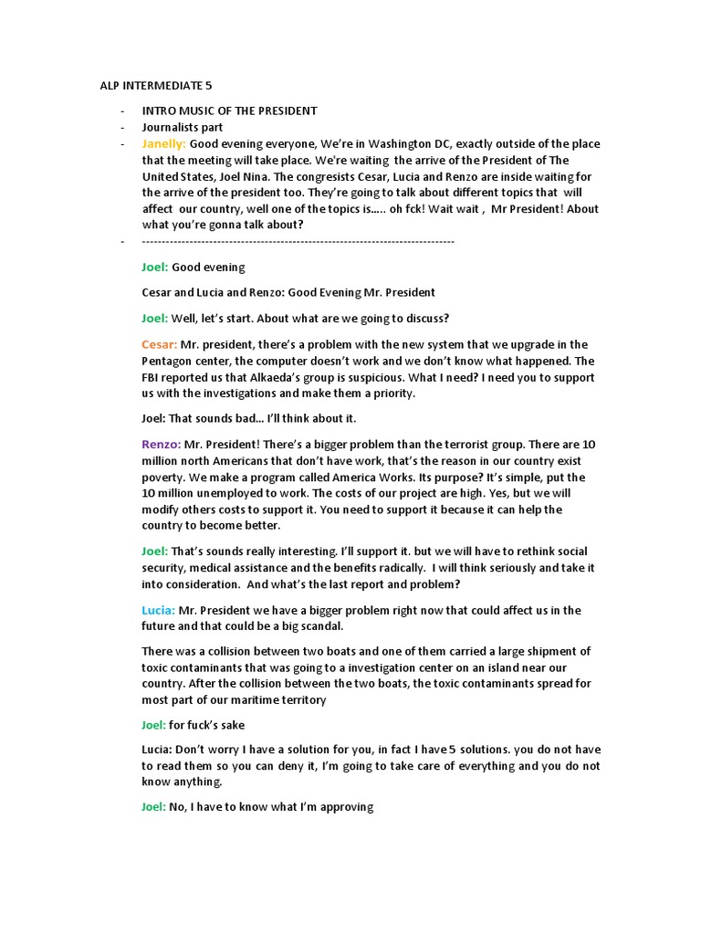 Alp Intermediate 5 Pdf Politics