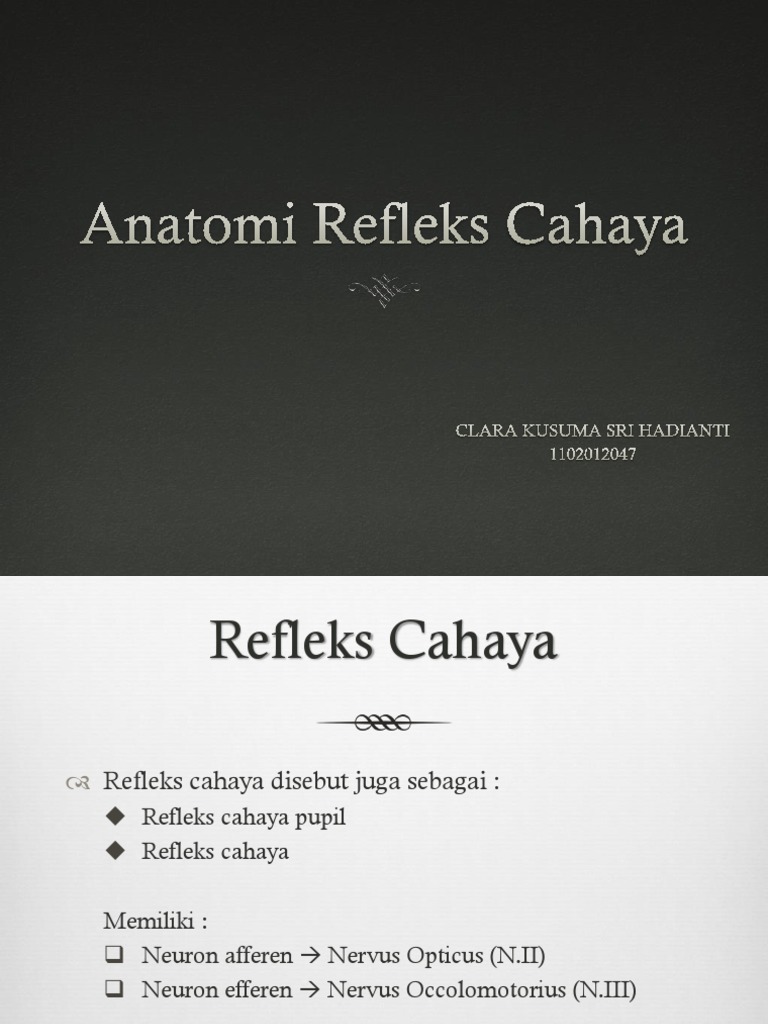 Refleks Cahaya pada Pupil Manusia | PDF | Komputer | Teknologi & Rekayasa