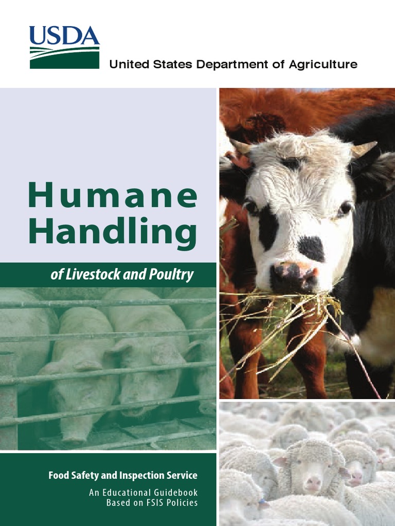 Humane Handling Booklet | PDF | Animal Slaughter | Food Safety