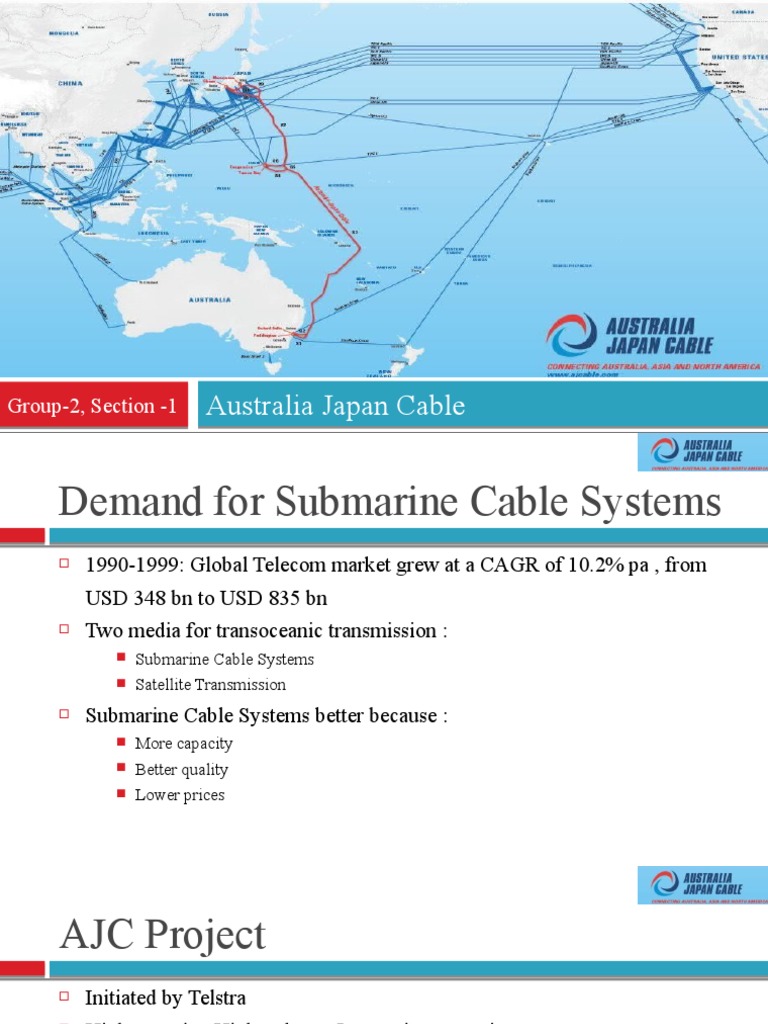 Australia-Japan Submarine Cable Project Overview | PDF | Risk ...