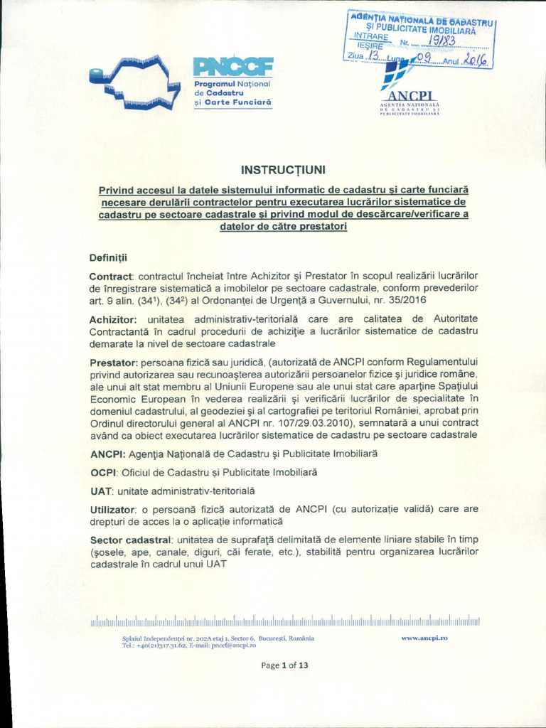 Instructiuni Si Anexe Webcadgen | PDF