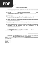 Affidavit of Non Operation | PDF | Affidavit | Notary Public