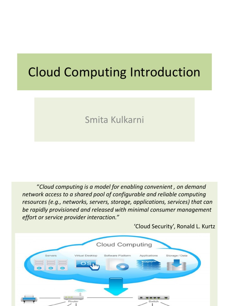 Cloud Computing Introduction | PDF | Grid Computing | Cloud Computing