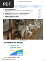 Goat Farming Business Plan Template | PDF | Livestock | Farms