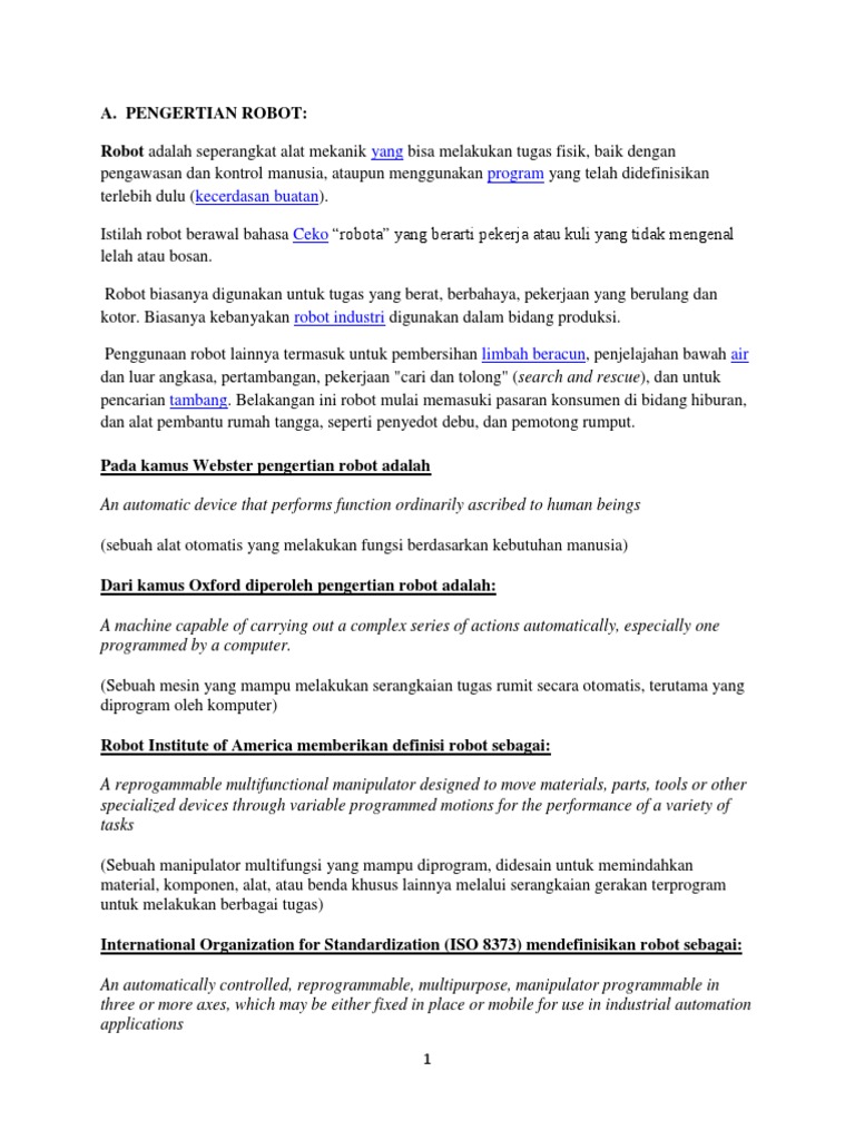 Modul Dasar Robotika | PDF