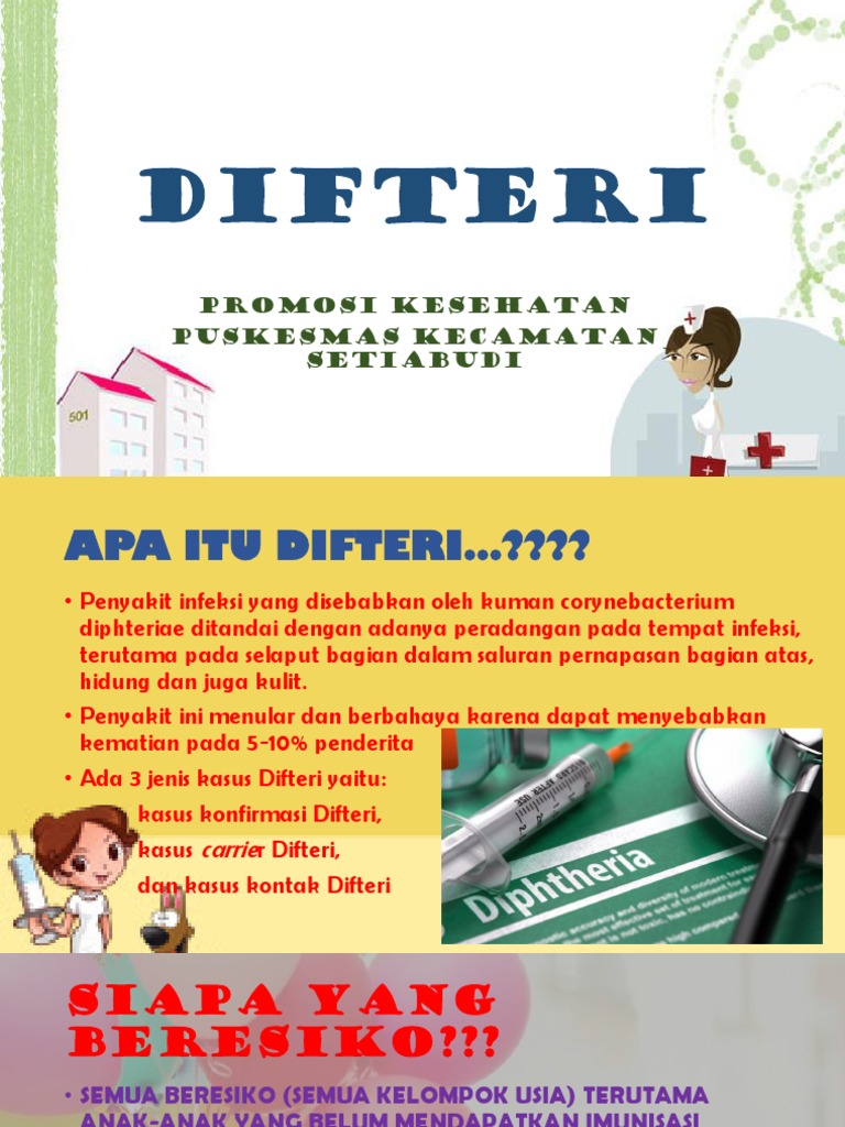 Penyuluhan Difteri | PDF