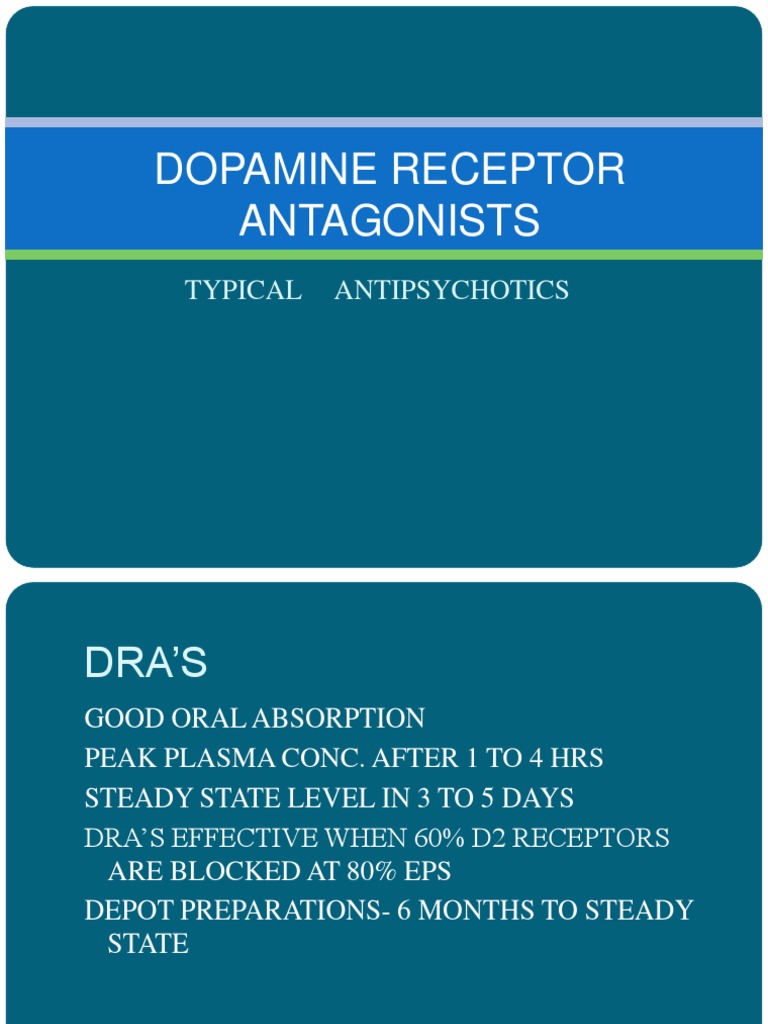 Dopamine Receptor Antagonists | PDF | Benzodiazepine | Functional Group