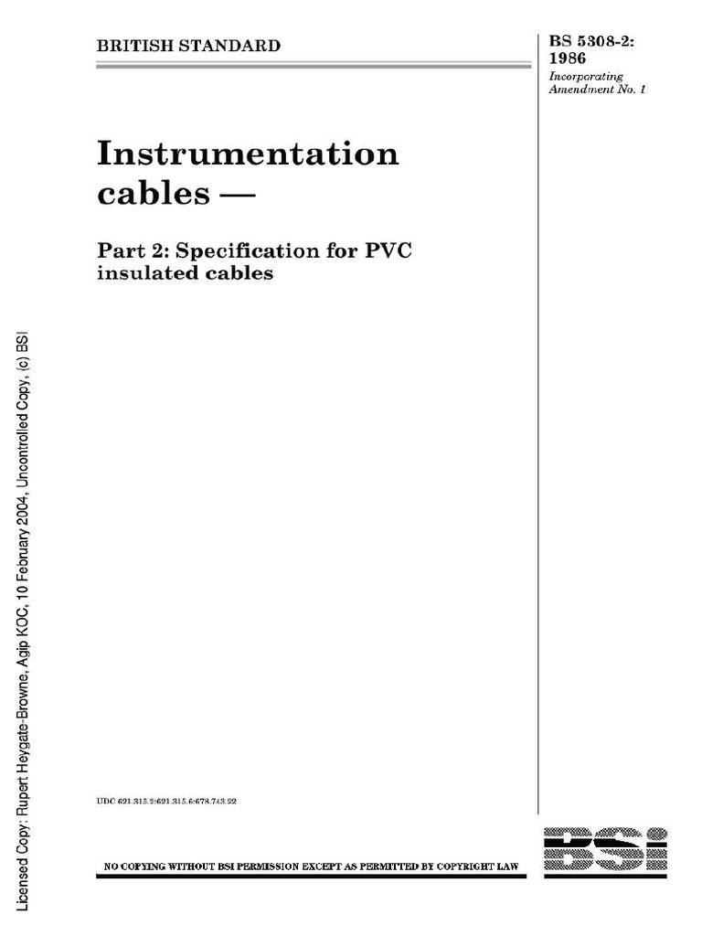 BS 5308-2-1986 PDF | PDF