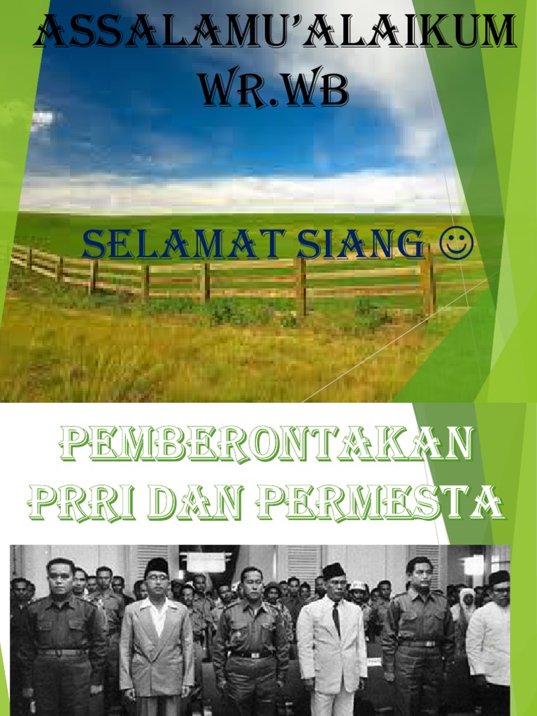 Sejarah Pemberontakan PRRI dan Permesta | PDF | Perjalanan