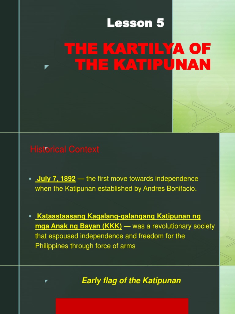 Historical Insights on Kartilya ng Katipunan | PDF